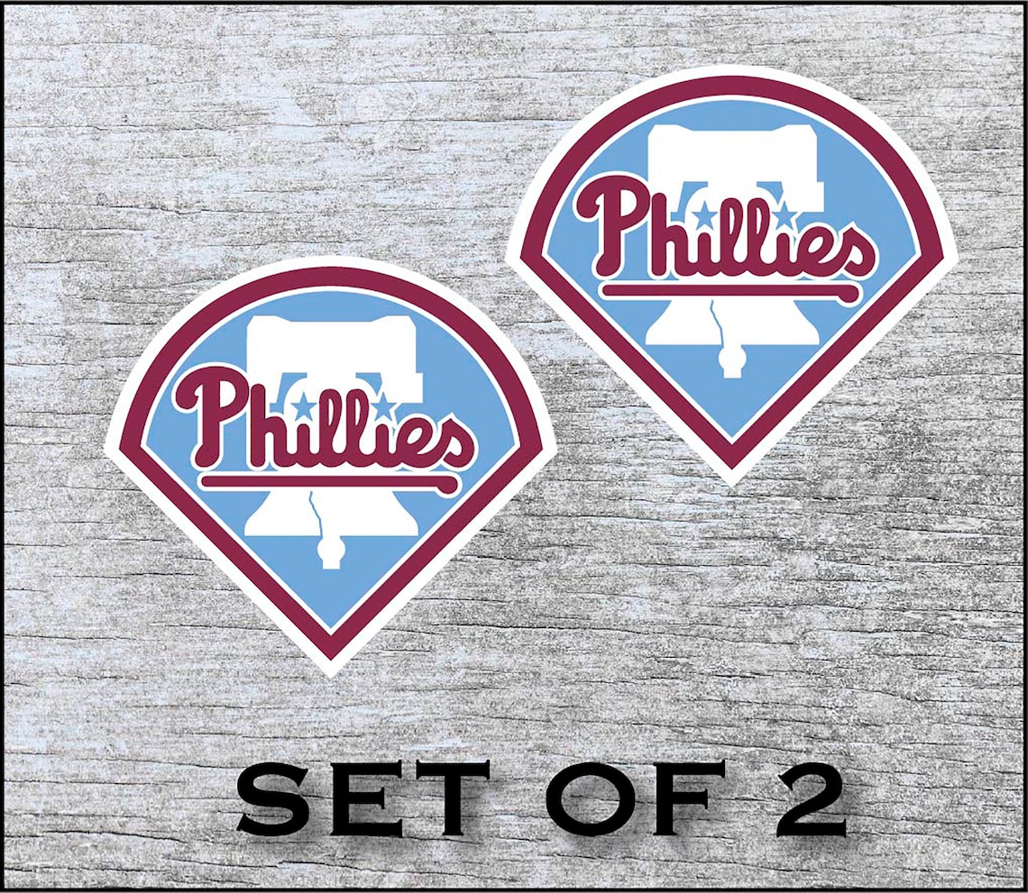 Philadelphia Phillies Sticker Decal Vinyl 12, 17, 20 Cornhole Car ...