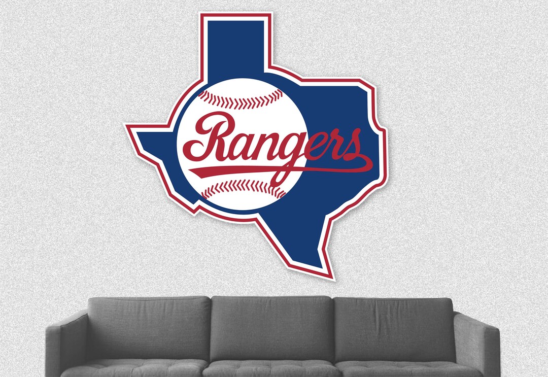 Texas Rangers Sticker Decal Vinyl SIZES WALL Decor Peel and - Etsy