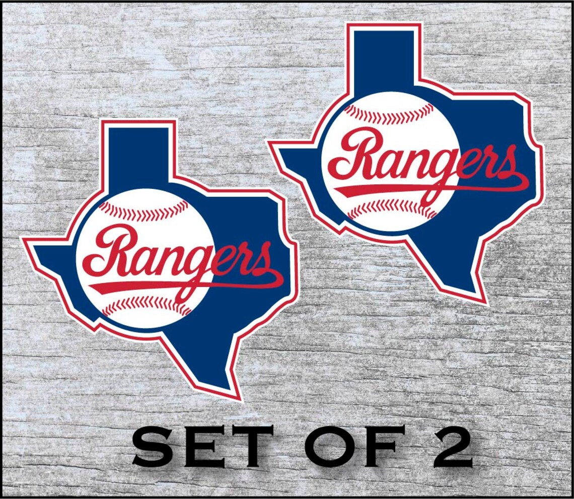 Texas Rangers Sticker Decal Vinyl 12, 17, 20 Cornhole Car Truckany Flat ...