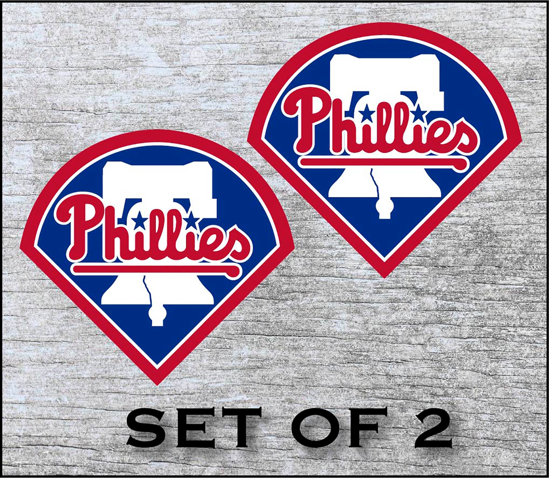 Philadelphia Phillies Sticker Decal Vinyl 12, 17, 20 Cornhole Car ...