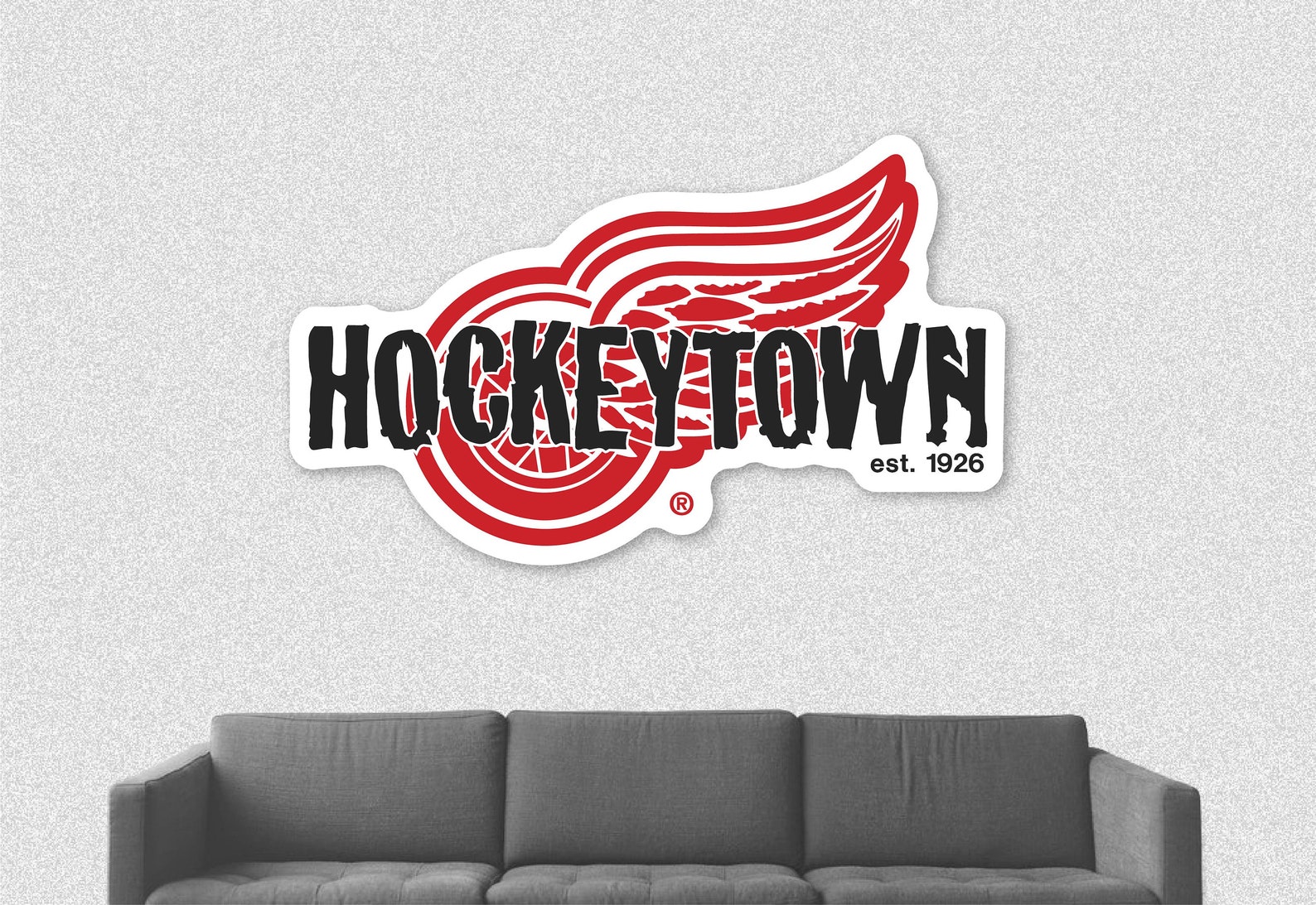 Detroit Red Wings Sticker Decal Vinyl SIZES WALL Decor Peel and ...