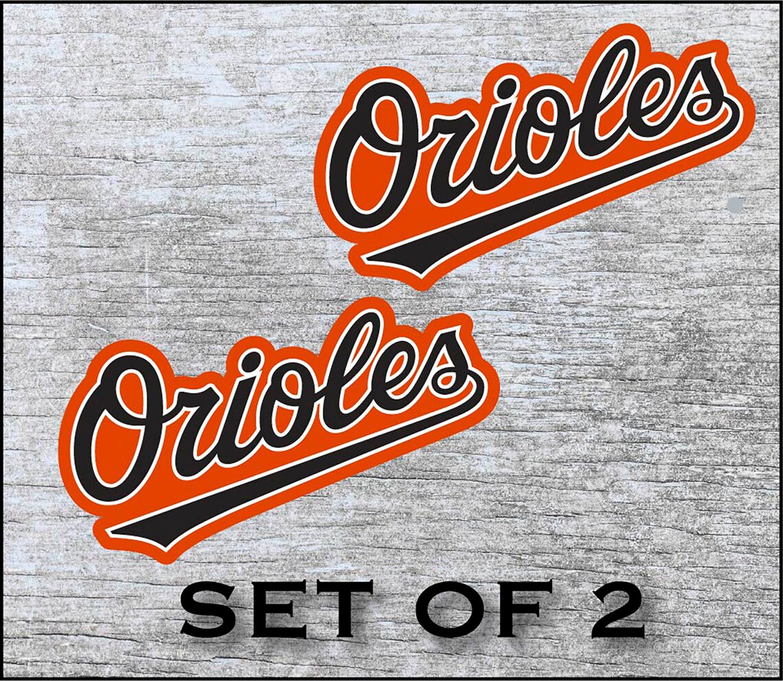Baltimore Orioles Sticker Decal Vinyl 12, 17, 20 Cornhole Car Truckany ...