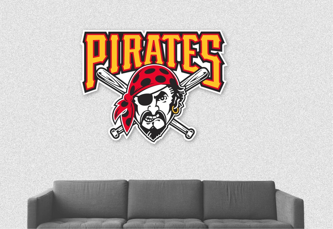 Pittsburgh Pirates Sticker Decal Vinyl SIZES WALL Decor Peel and ...
