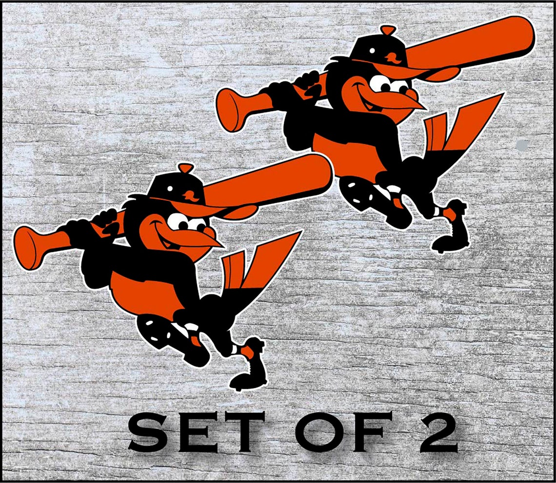 Baltimore Orioles Sticker Decal Vinyl 12, 17, 20 Cornhole Car Truckany ...