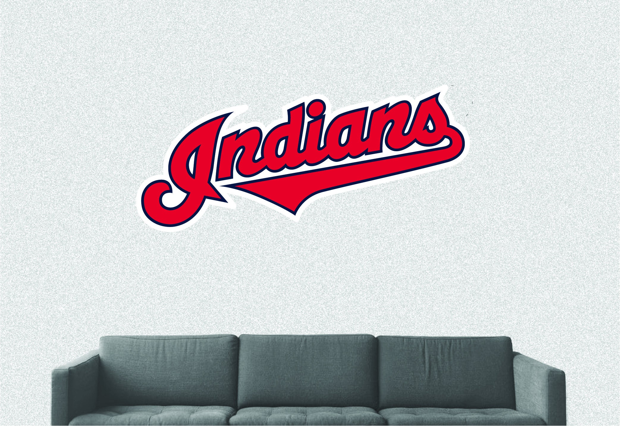 Cleveland Indians Sticker Decal Vinyl SIZES WALL Decor Peel and ...