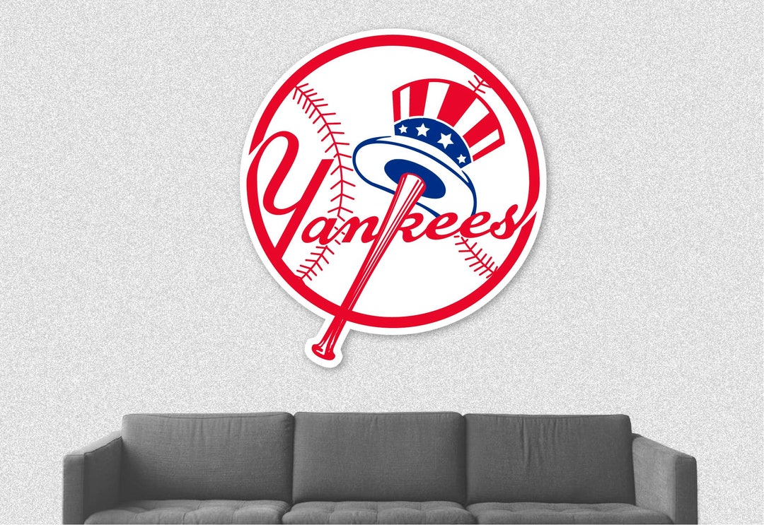 New York Yankees Sticker Decal Vinyl SIZES WALL Decor Peel and ...