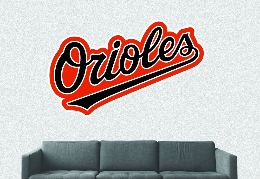 Baltimore Orioles Sticker Decal Vinyl SIZES WALL Decor Peel - Etsy
