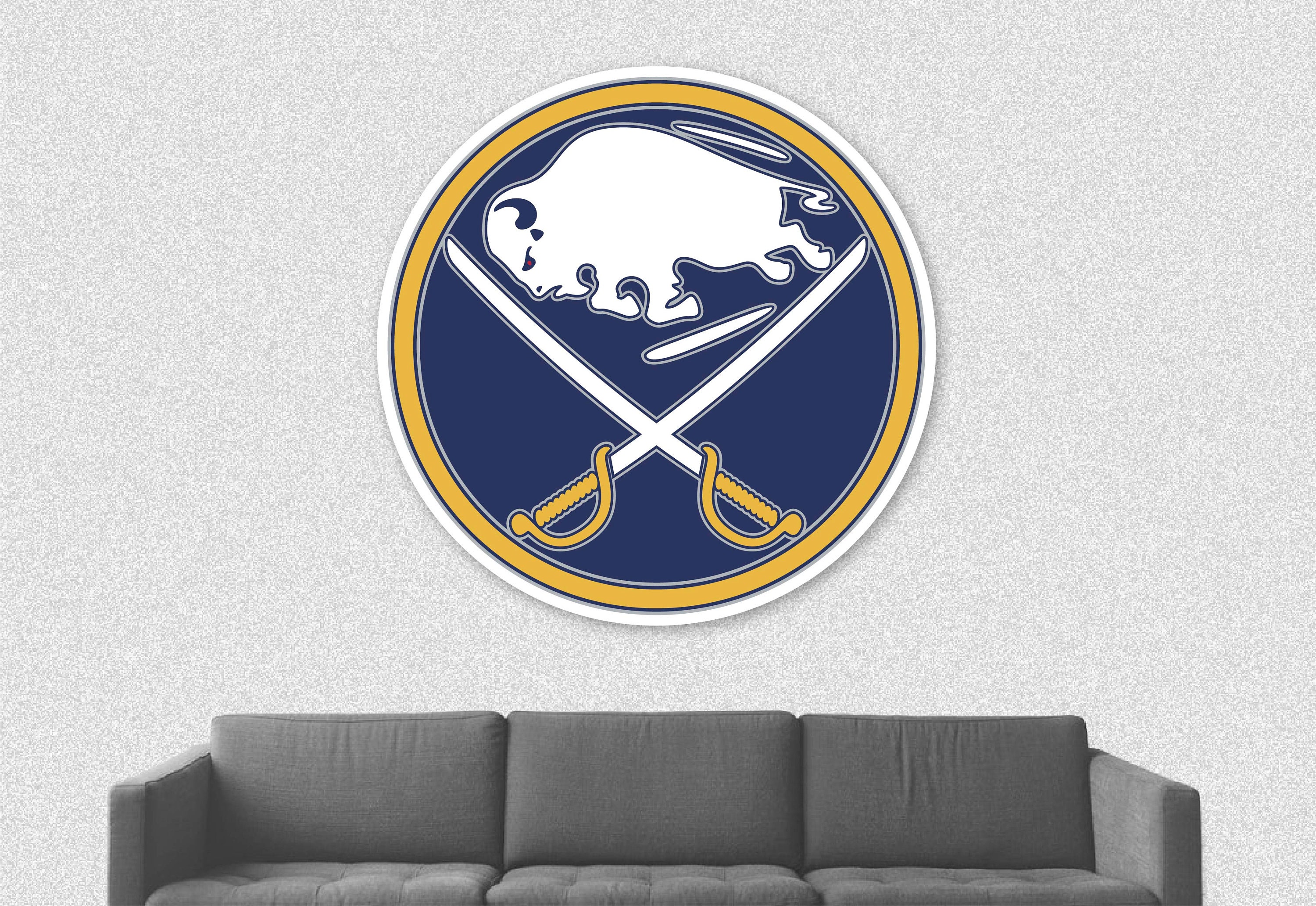 Buffalo Sabres Sticker Decal Vinyl SIZES WALL Decor Peel and Stickmural ...