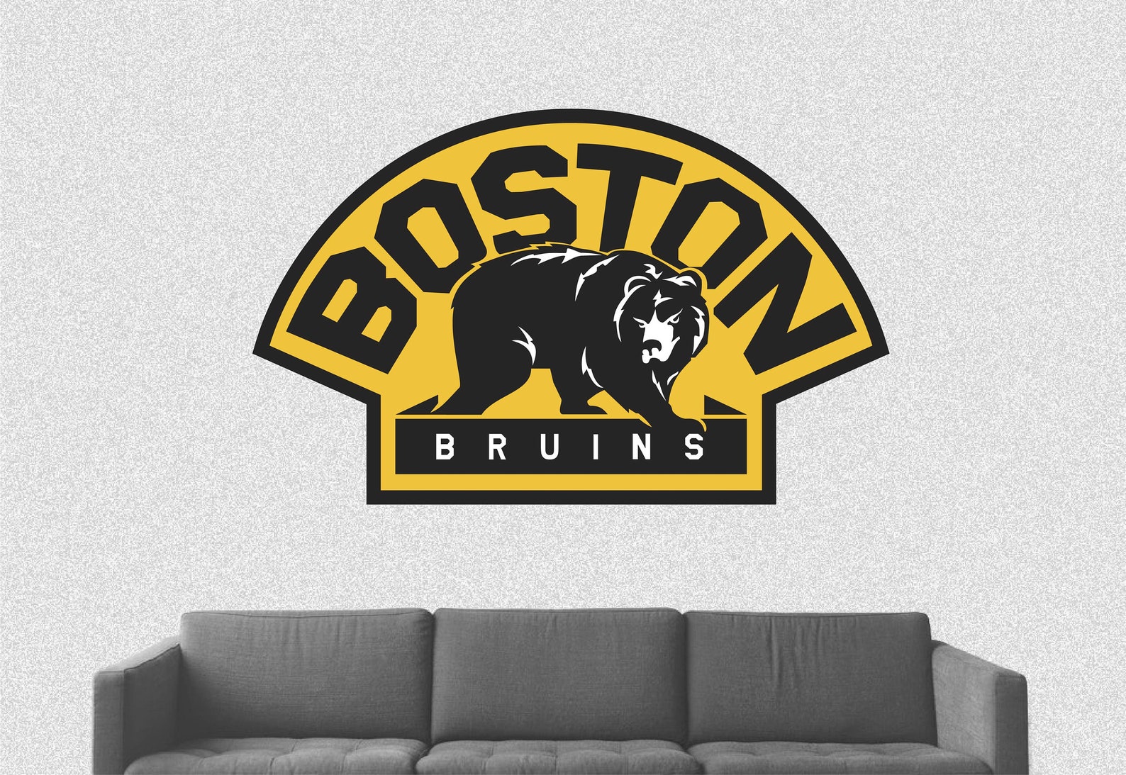 Boston Bruins Sticker Decal Vinyl SIZES WALL Decor Peel and - Etsy