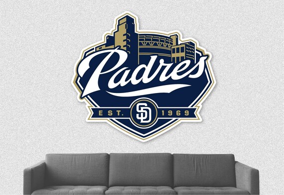 San Diego Padres Sticker Decal Vinyl SIZES WALL Decor Peel | Etsy