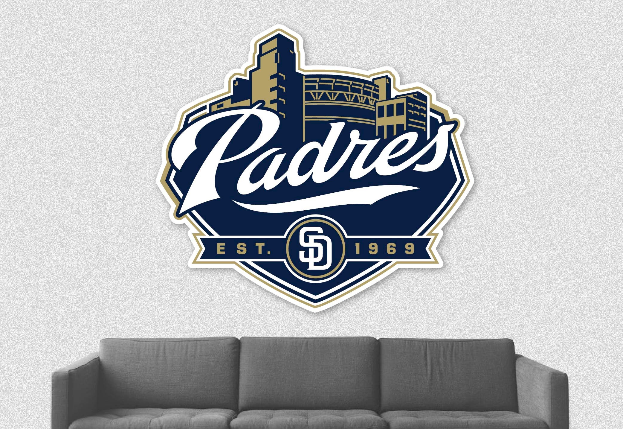 San Diego Padres Sticker Decal Vinyl SIZES WALL Decor Peel and ...