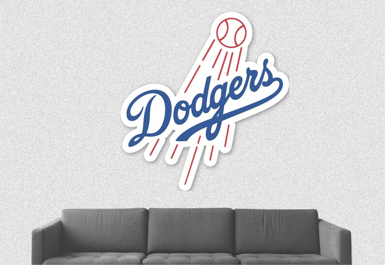 Los Angeles Dodgers Sticker Decal Vinyl SIZES WALL Decor Peel and ...