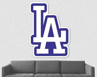 Los Angeles Dodgers Sticker Decal Vinyl SIZES WALL Decor | Etsy
