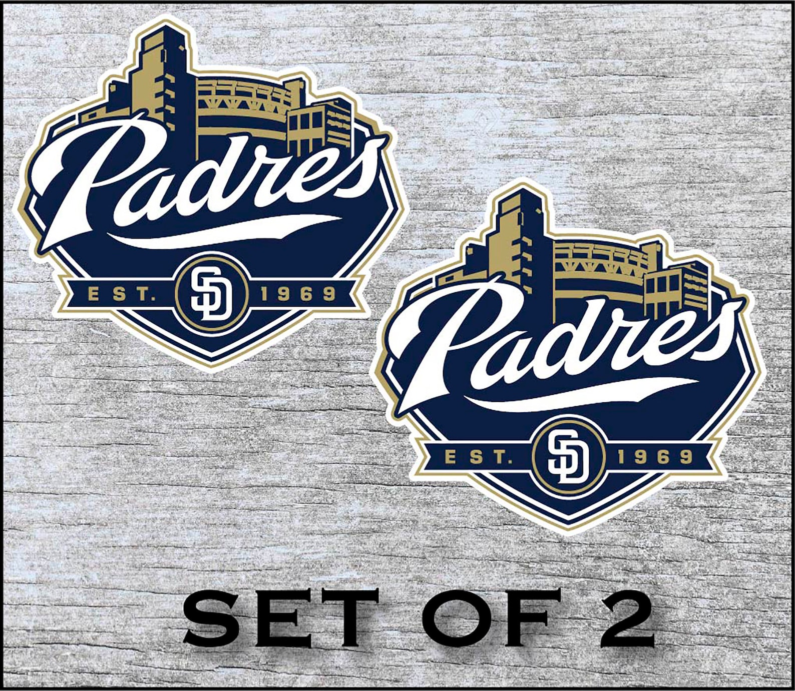 San Diego Padres Sticker Decal Vinyl 12, 17, 20 Cornhole Car Truckany ...