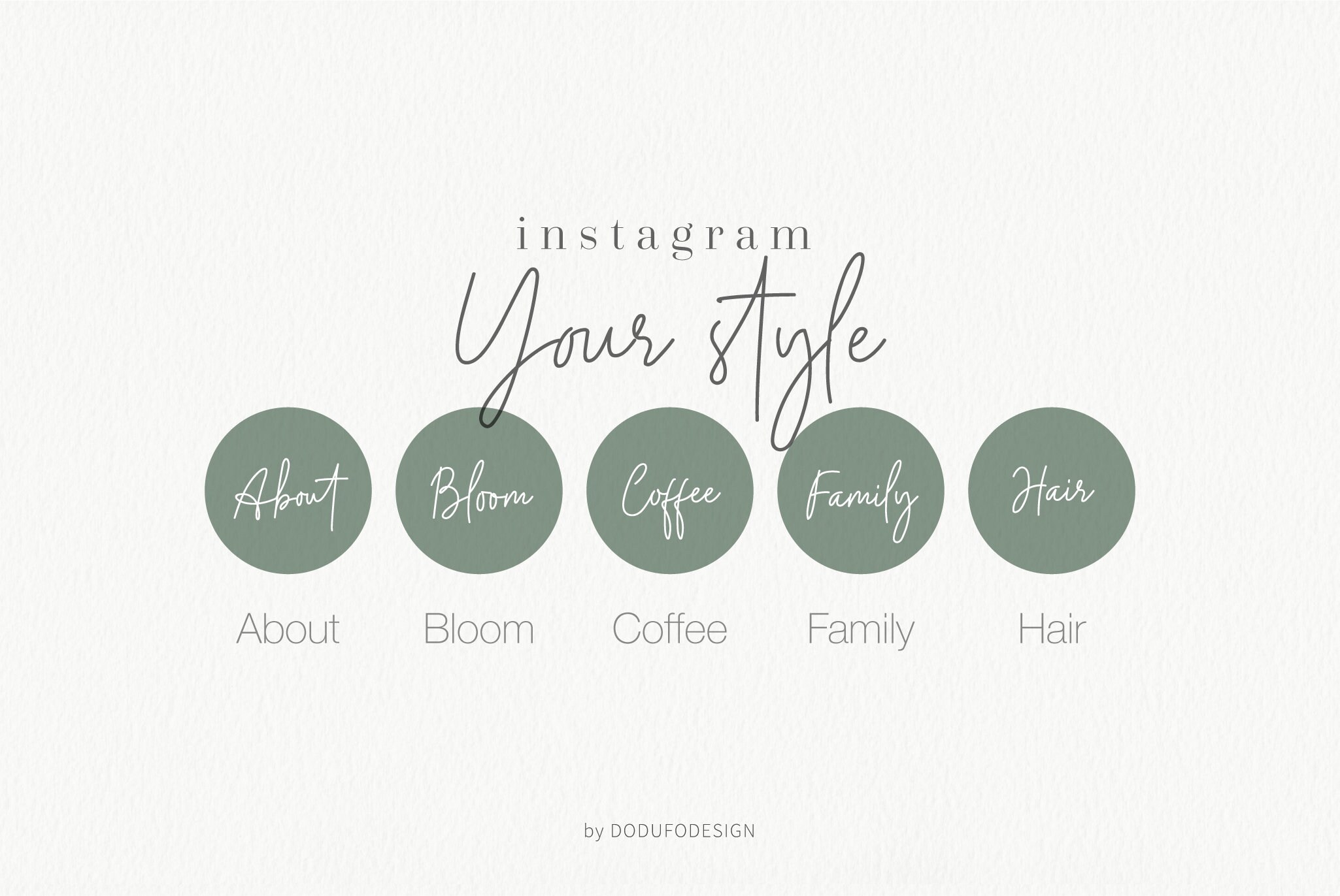 Handwritten Instagram Highlight Icons Story Covers Social - Etsy
