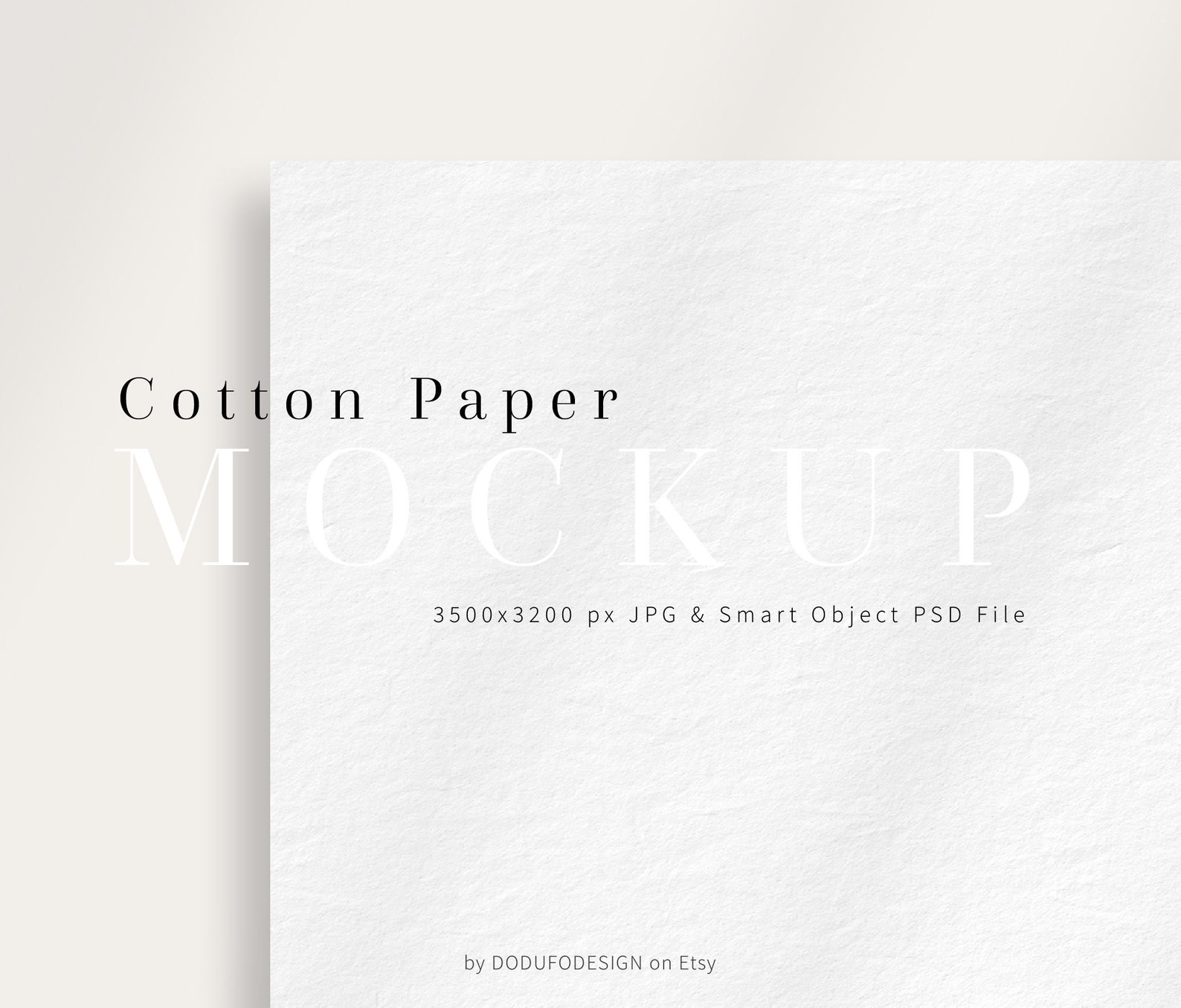 Neutral Card Mockup, 5x7 Invitation Template (PSD Smart Object) - Etsy
