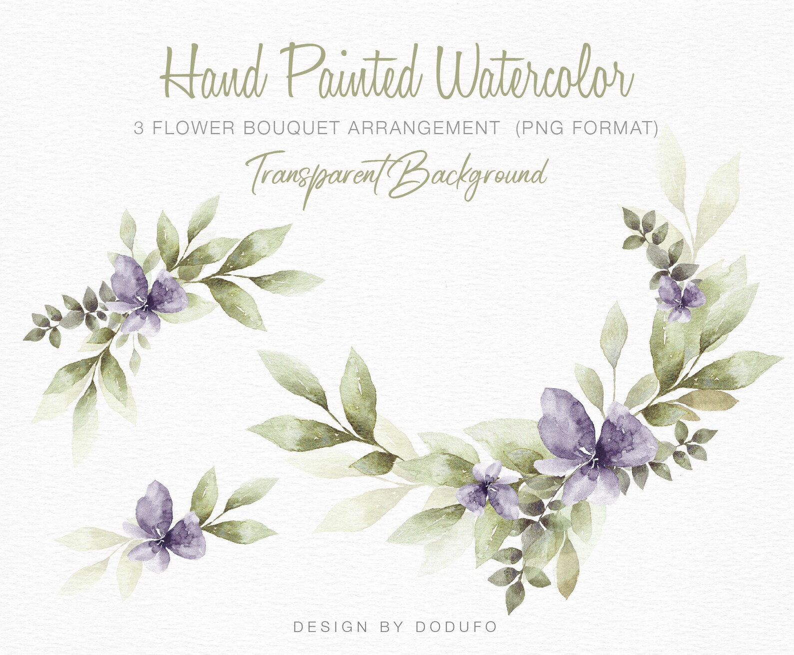 Wedding Watercolor Flower Clipart Set 23 Watercolor Floral - Etsy