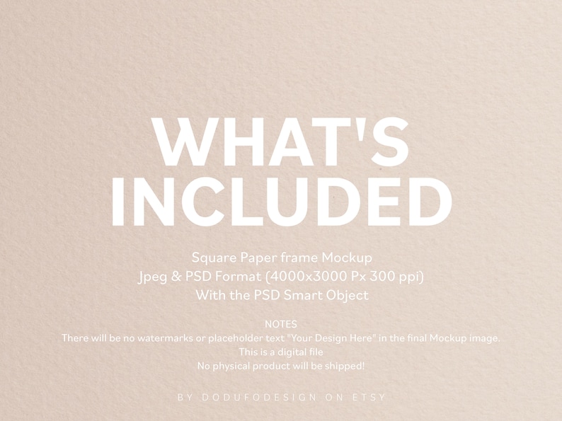 Square Paper Frame Mockup, 8x8 Shadowbox (PSD Smart Object) - Etsy UK