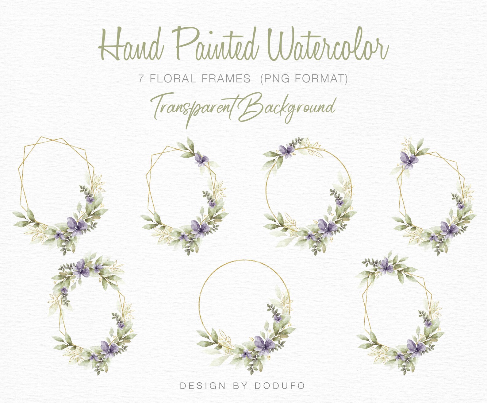 Wedding Watercolor Flower Clipart Set 23 Watercolor Floral - Etsy