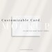Neutral Card Mockup, 5x7 Invitation Template (PSD Smart Object) - Etsy