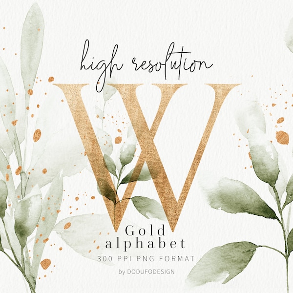 Foil Alphabet - Etsy