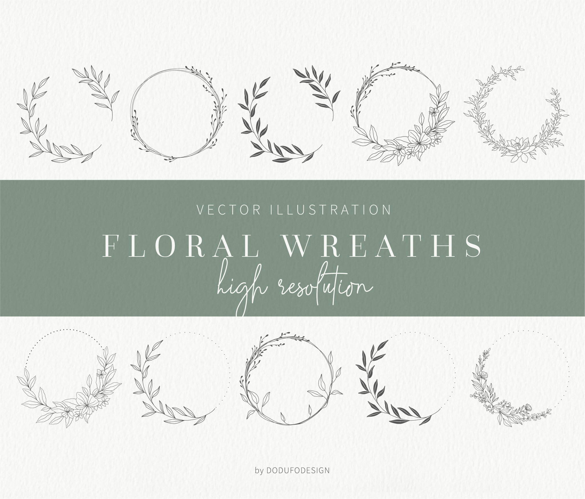 Floral Wreath Vector Free Download