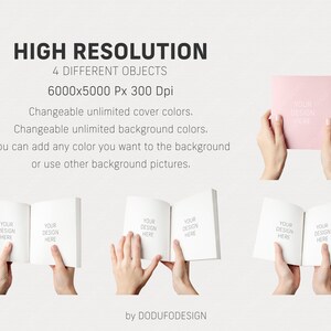 Hands Holding Book Mockup, Wedding, Notebook, Sketchbook, Woman Holding ...