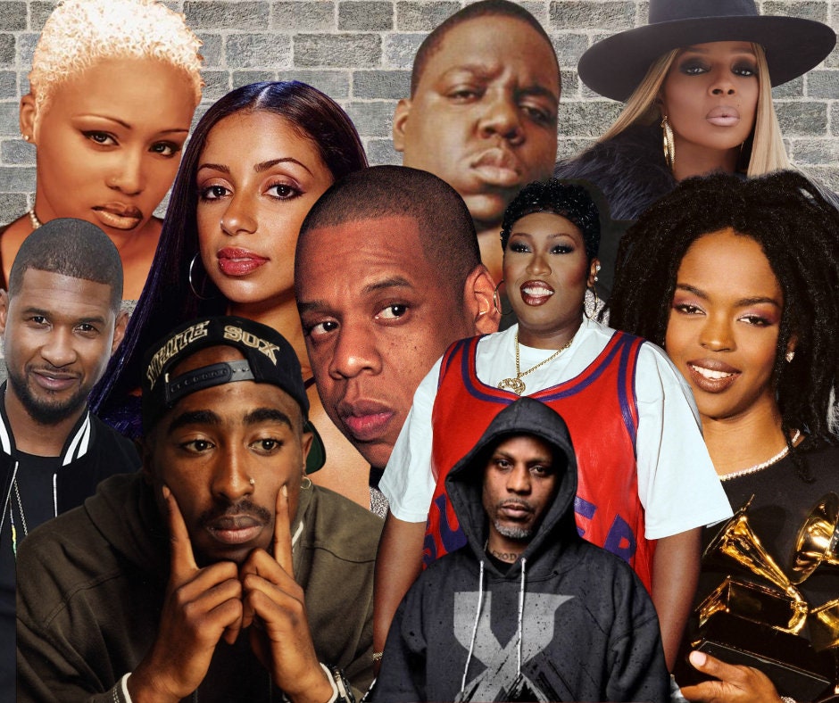 90's Hiphop and Rnb PNG FILE - Etsy