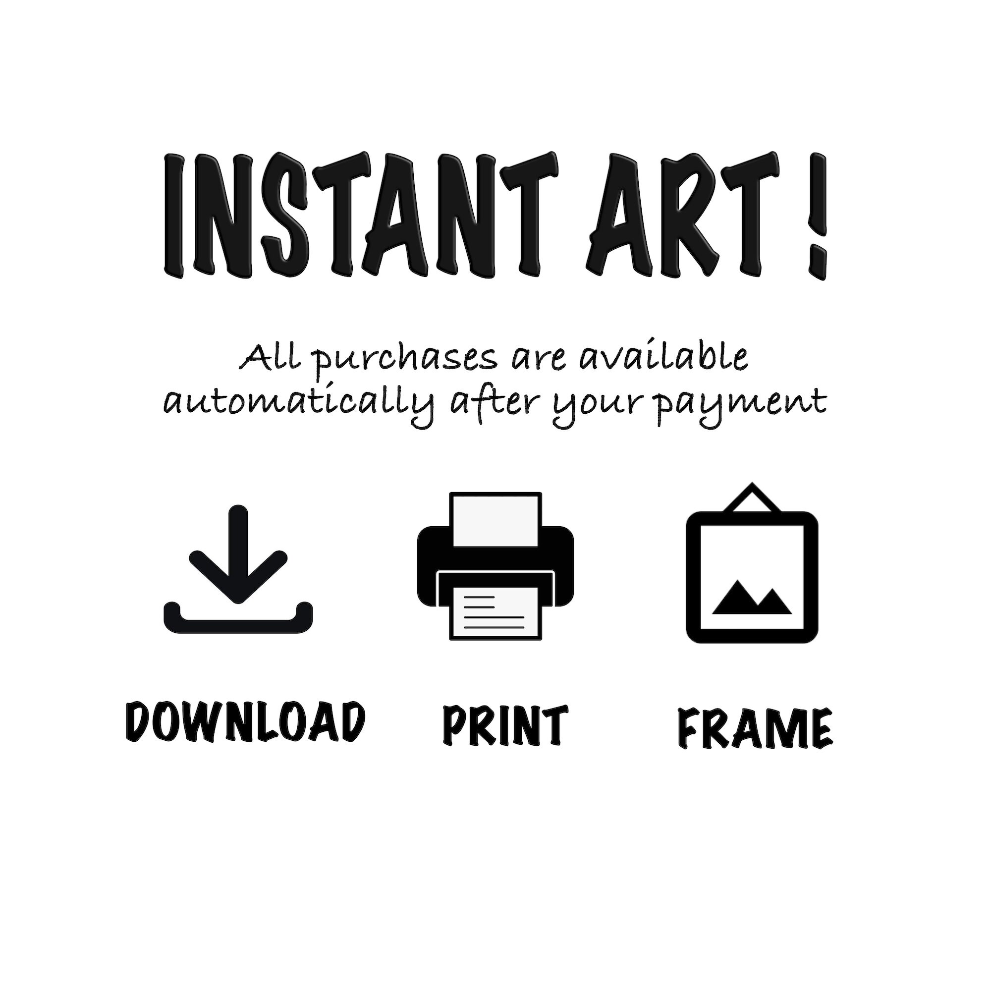 Monstera Quote Instant Download Monstera Painting Printable - Etsy