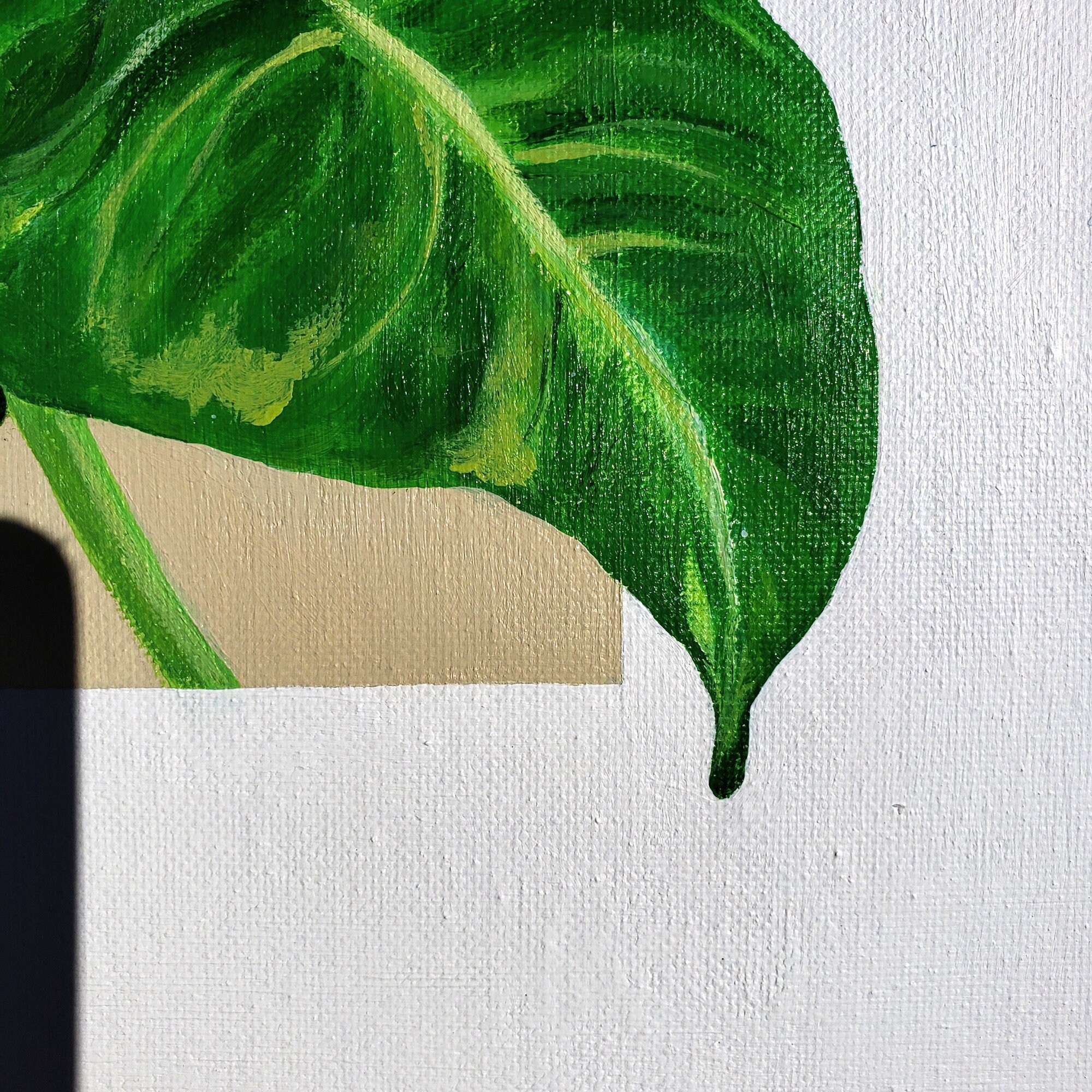16x20 Monstera Painting Original Houseplant Painting Original - Etsy