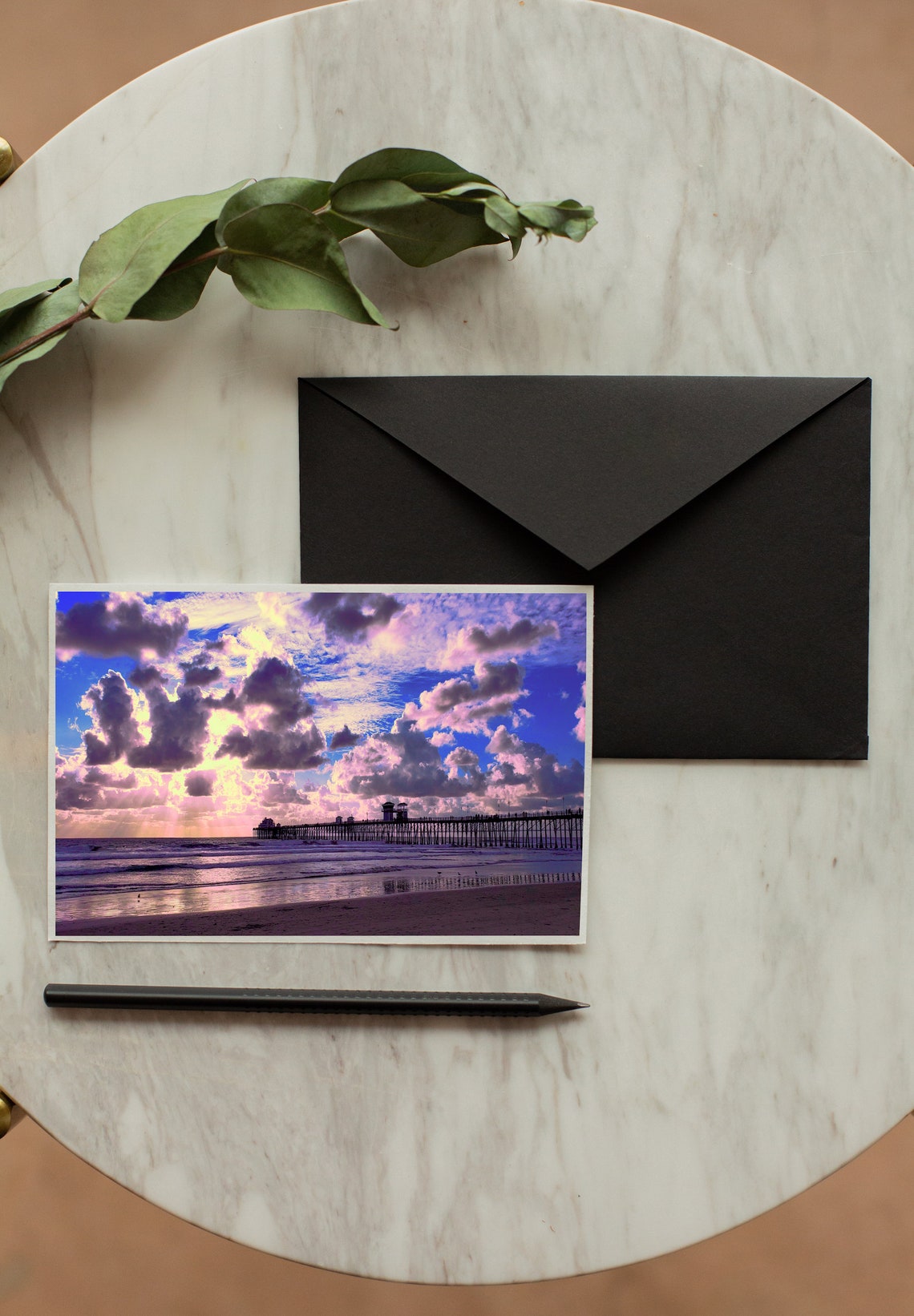 Pink Sunset Pier Printable Art Beach Digital Prints Ocean Pier - Etsy