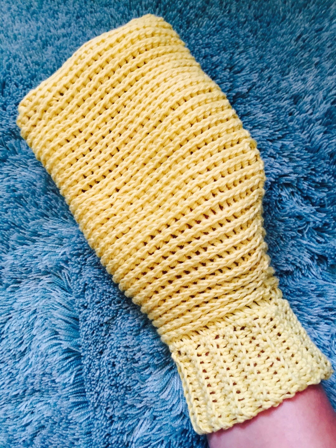 Useful Crochet Pattern: Bespoke Shower Gel Glove - Etsy