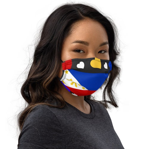 FACE MASK Filipino Flag Inspired Non-medical Sublimation | Etsy