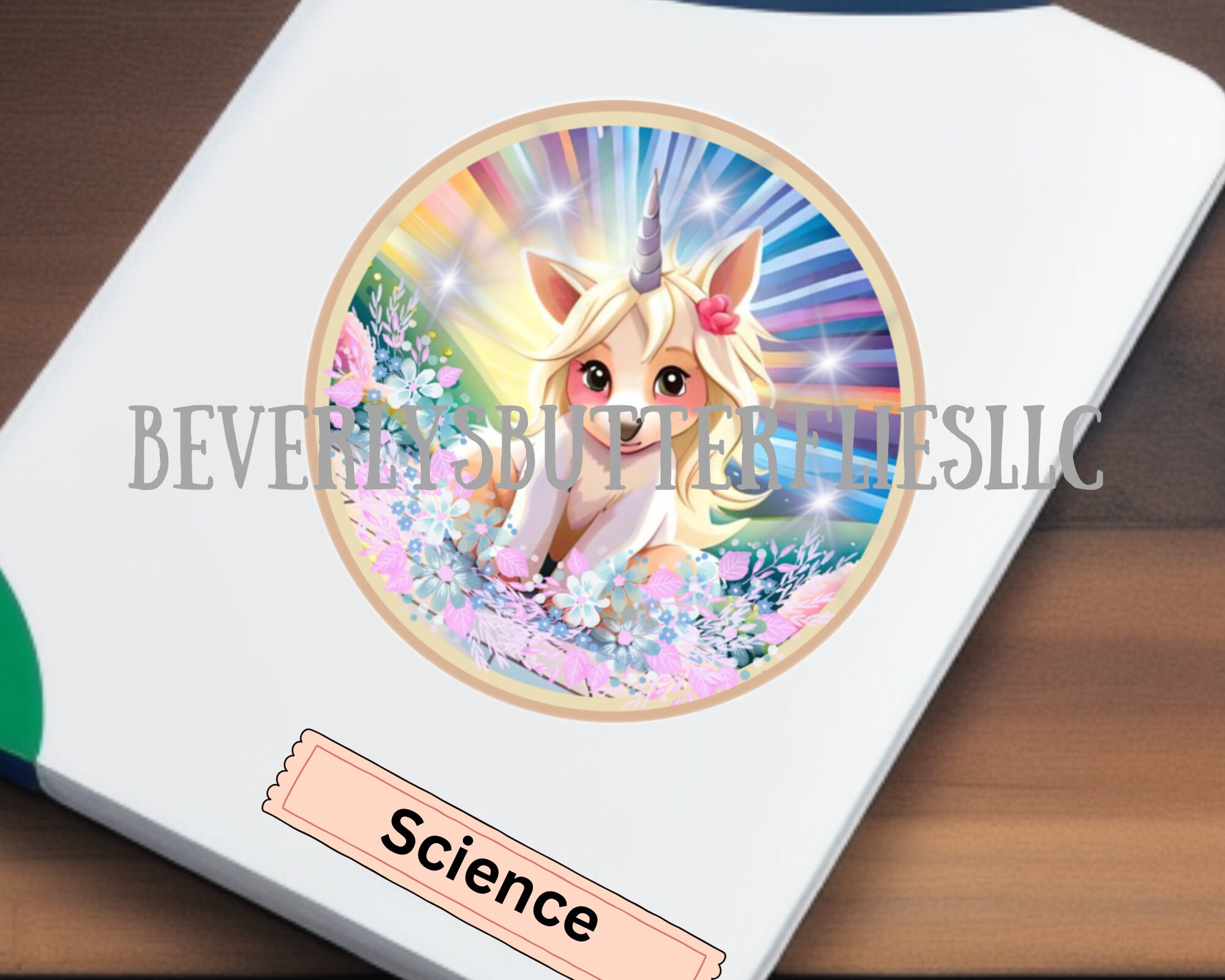 Cute Unicorn Digital Sticker, Beautiful Unicorn Sticker, Unicorn Svg ...