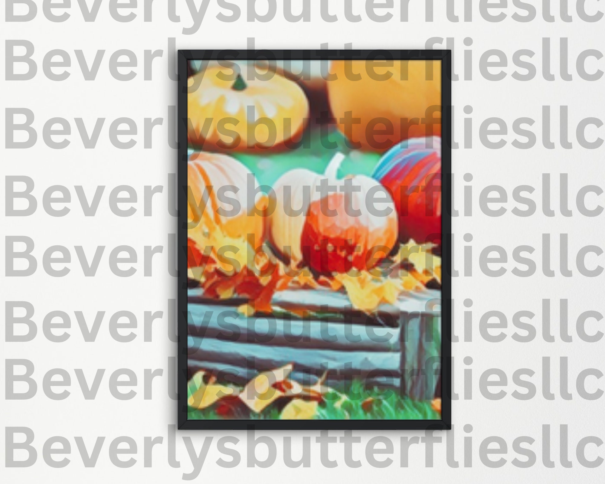 Fall Digital Art, Autumn Art, Fall Wall Art, Autumn Wall Art, Digital ...