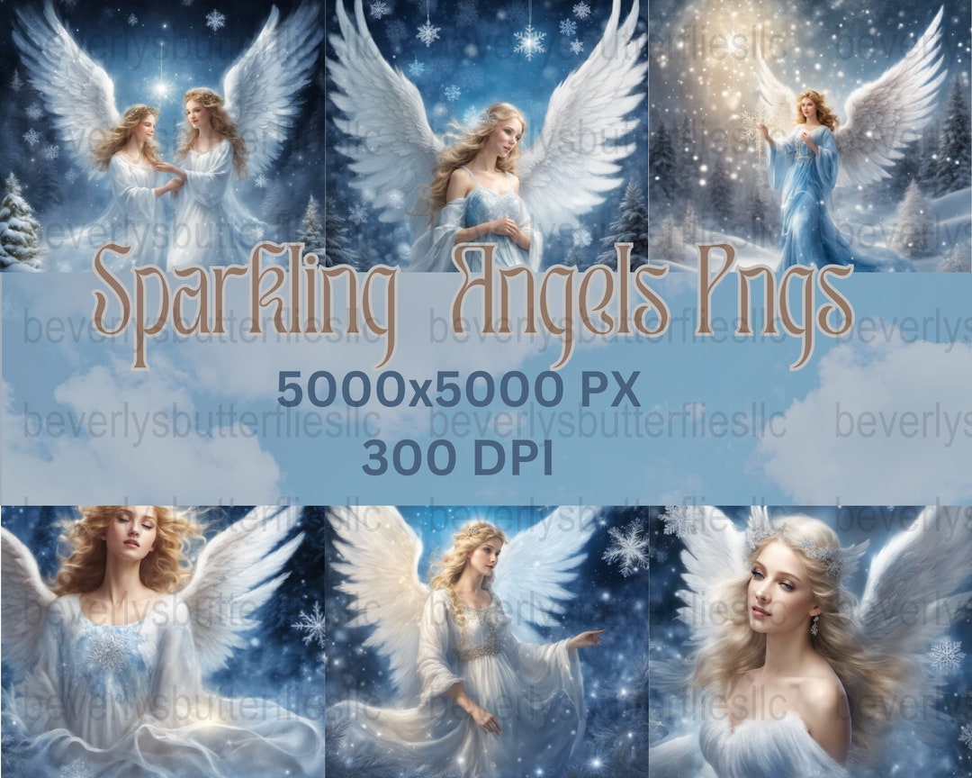Sparkling Angels Pngs, Angel Png, Christmas Downloads, Religious Pngs ...