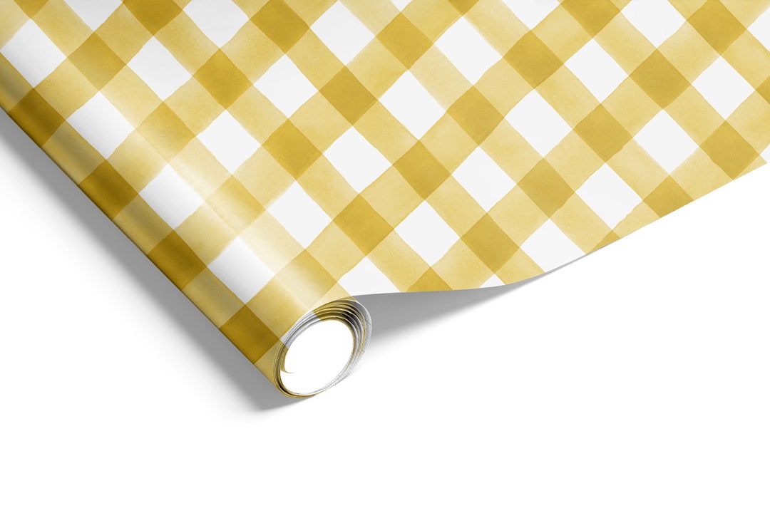 Yellow Gingham Table Runner - Etsy