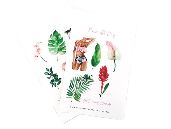 Hot Girl Summer Sticker Sheets Shorts Sticker Pack | Etsy