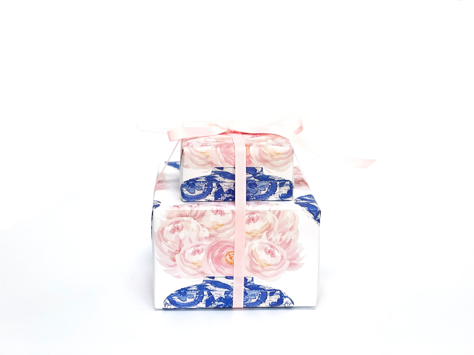 Pink Rose Wrapping Paper Chinoiserie Gift Wrap Scrapbooking - Etsy
