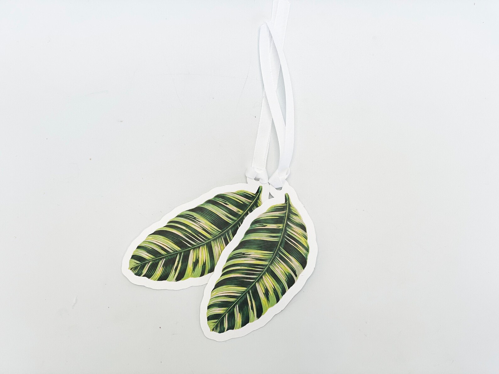 Banana Leaf Gift Tag Banana Print Gift Tags Hanging Gift - Etsy