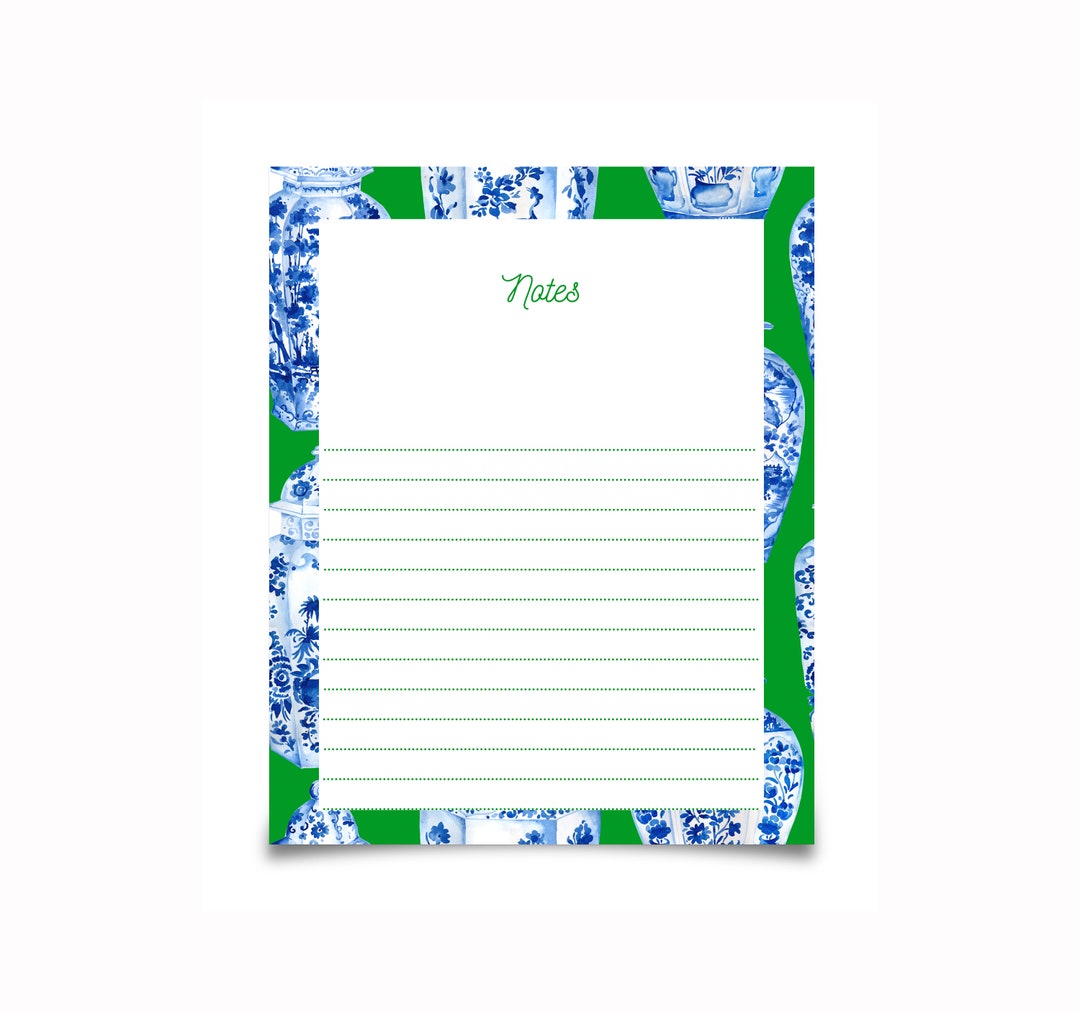 Large Personalized Notepad | Custom Notepad | Personalized Stationery ...