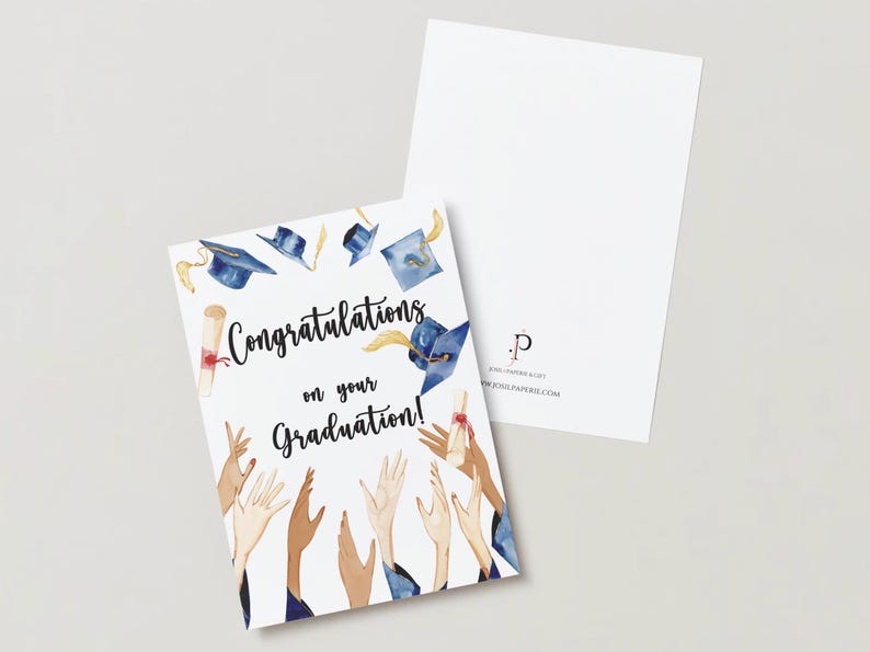 Congratulations on Your Graduation Card - Etsy