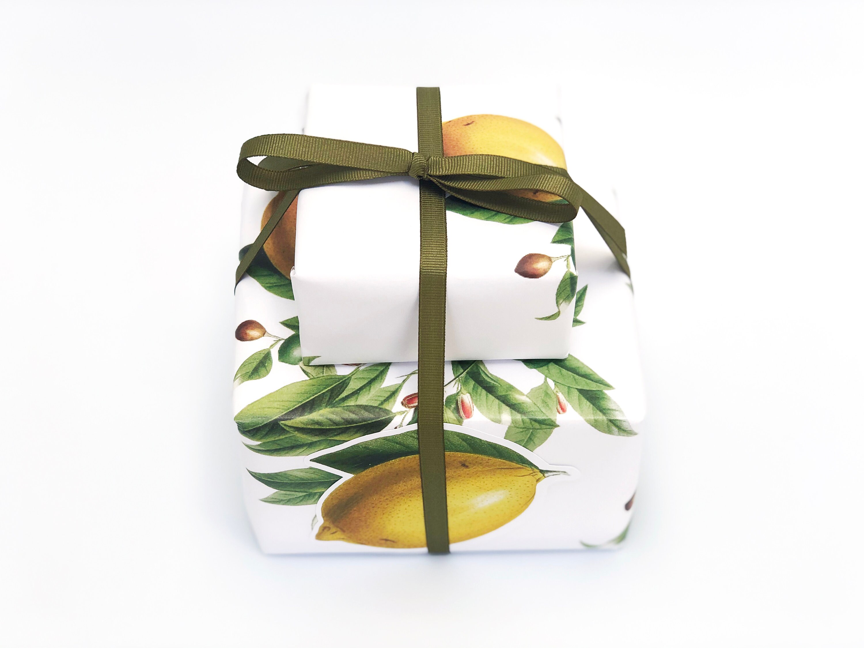 Lemon Wrapping Paper Chinoiserie Gift Wrap Scrapbooking Floral Gift for ...