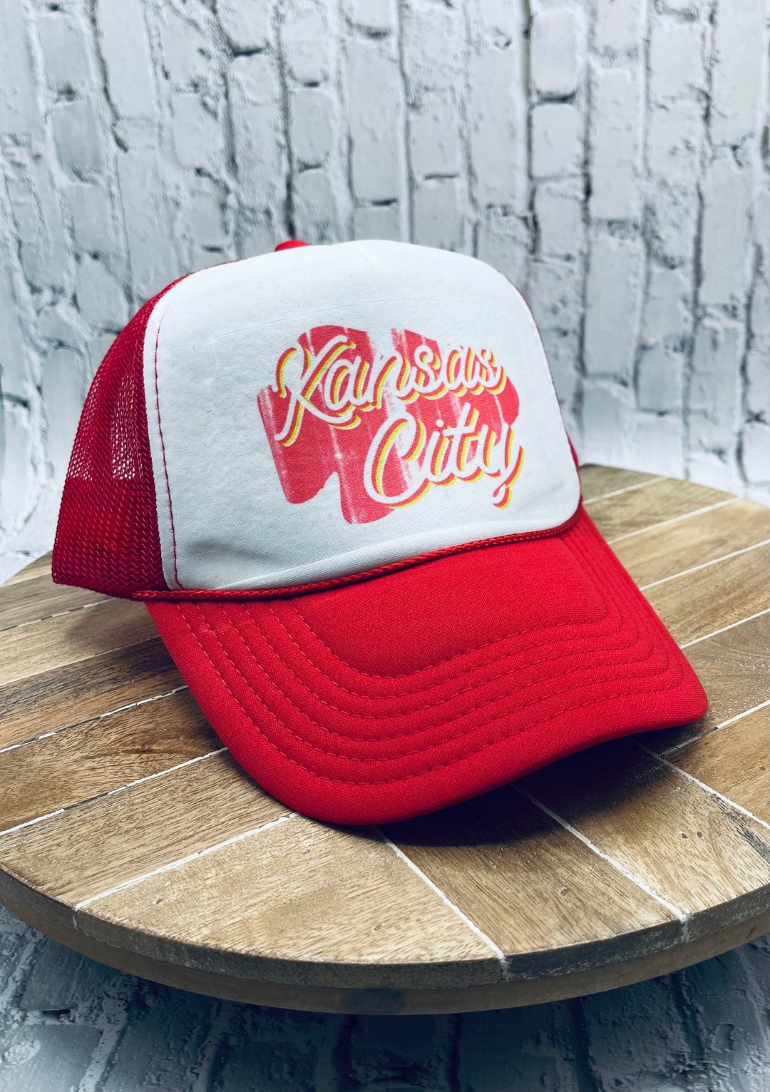 Kansas City Chiefs Trucker Hat KC Cap Foam Trucker Gift Gift for Her ...