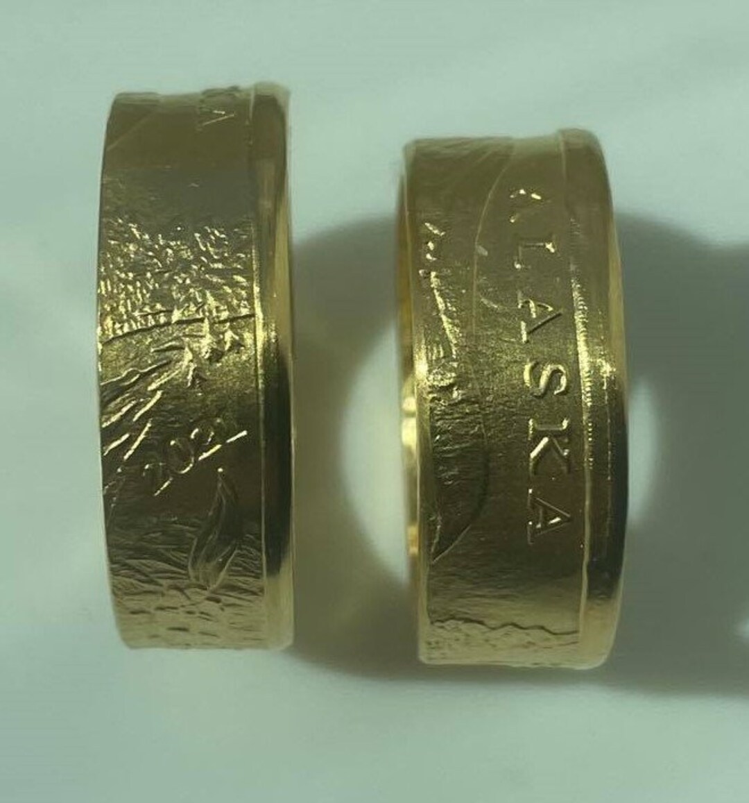 Alaska Gold Ring From 1 Oz .999 Fine Gold Medallion - Etsy