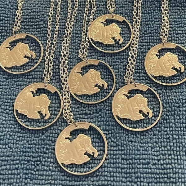 Cut Coin Necklace - Etsy