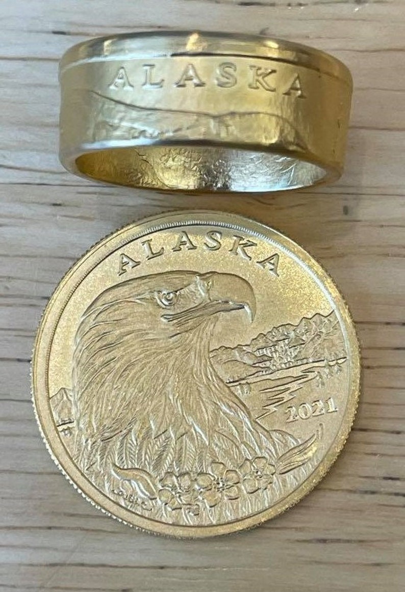 Alaska Gold Ring From 1 Oz .999 Fine Gold Medallion | Etsy