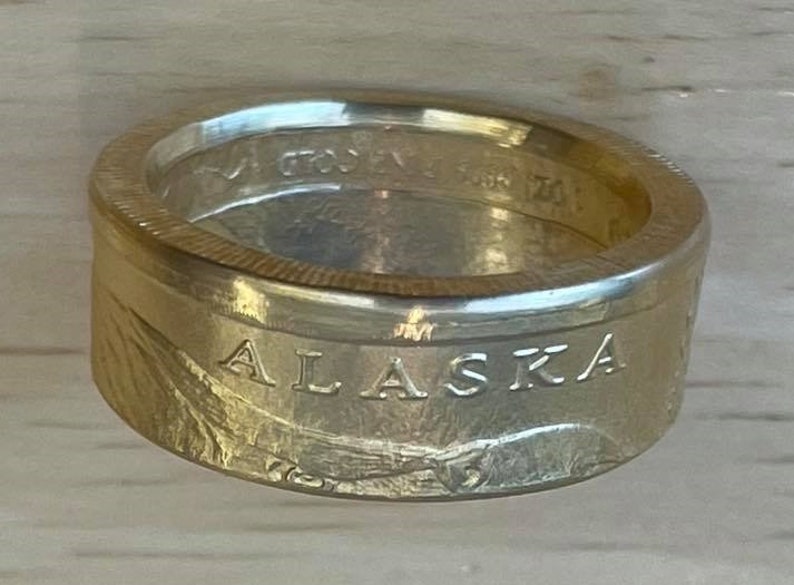 Alaska Gold Ring From 1 Oz .999 Fine Gold Medallion - Etsy