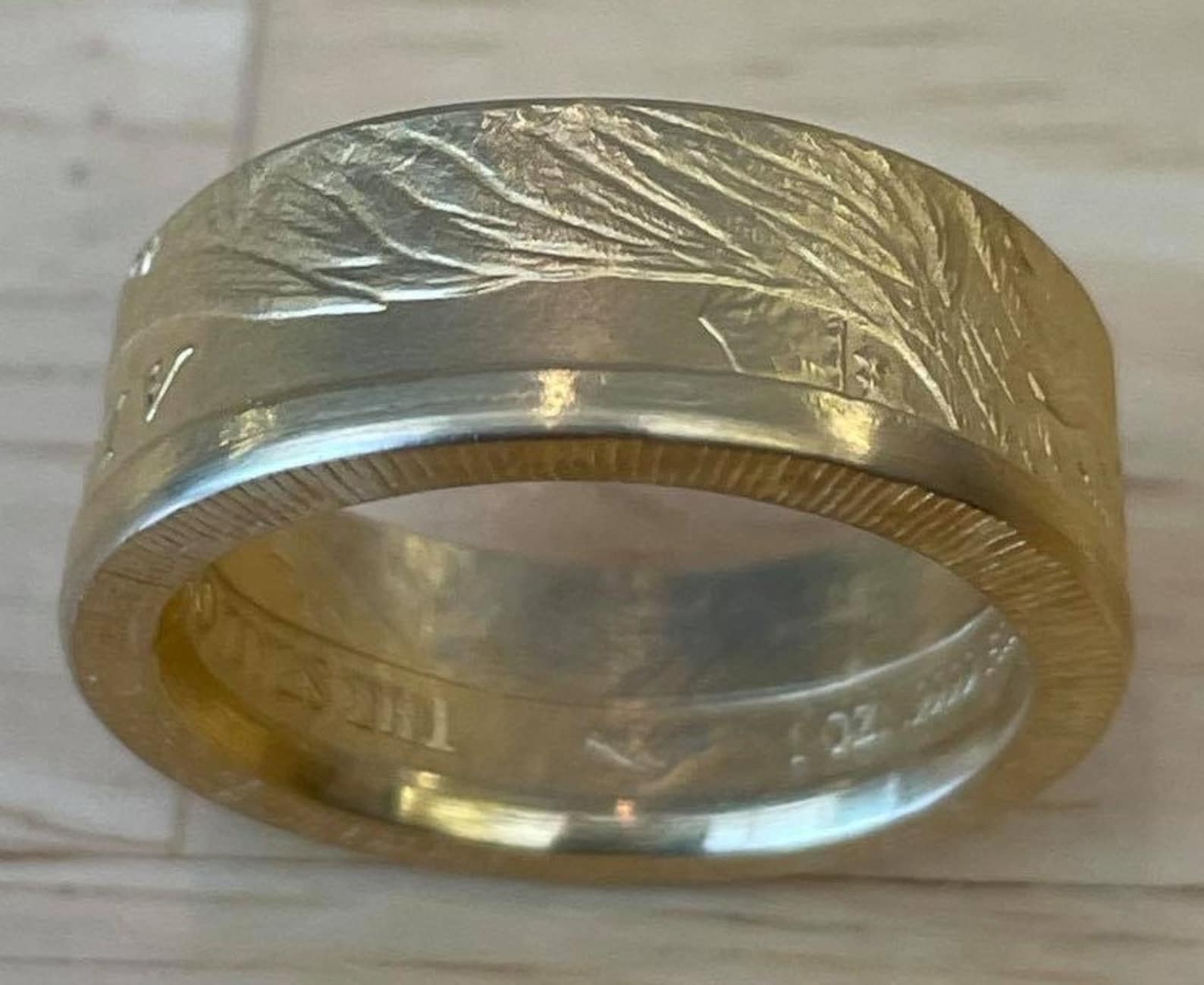 Alaska Gold Ring From 1 Oz .999 Fine Gold Medallion | Etsy