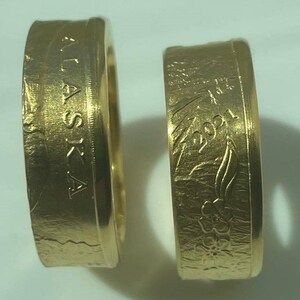 Alaska Gold Ring From 1 Oz .999 Fine Gold Medallion - Etsy